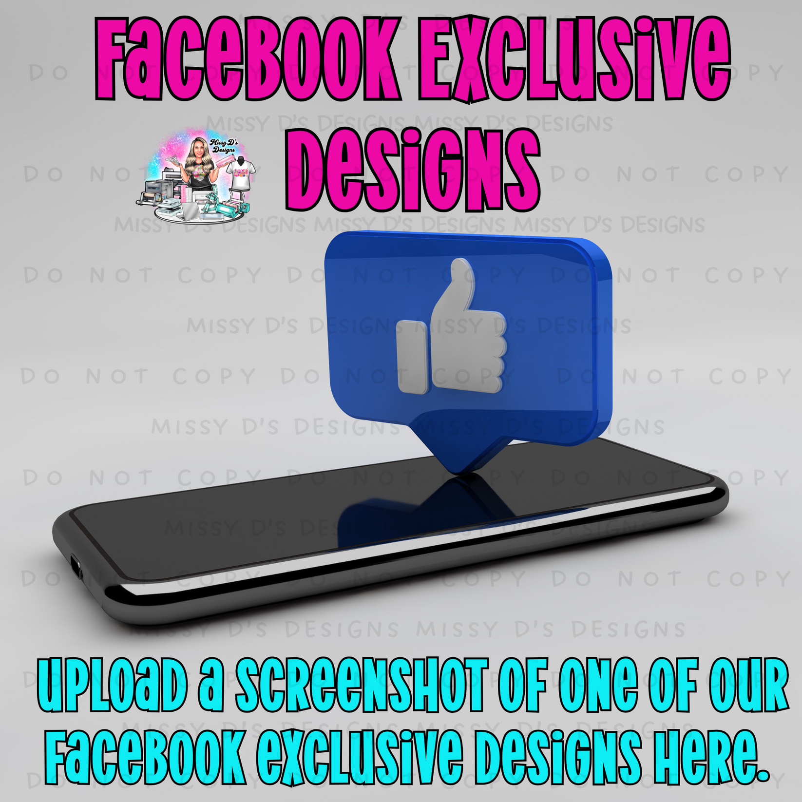 Facebook Exclusive DTF TRANSFER – Missy D's Designs